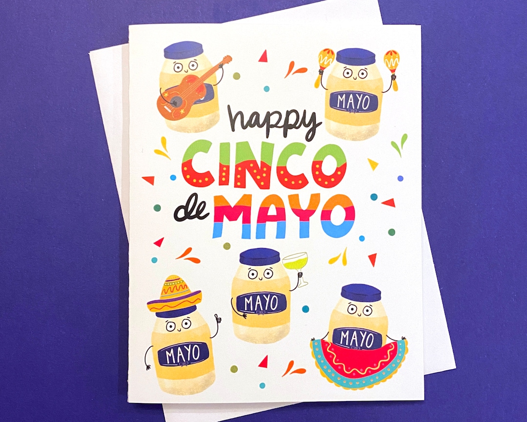 Happy Cinco De Mayo Card, Cinco De Mayo Gifts, Funny Cinco De Mayo ...