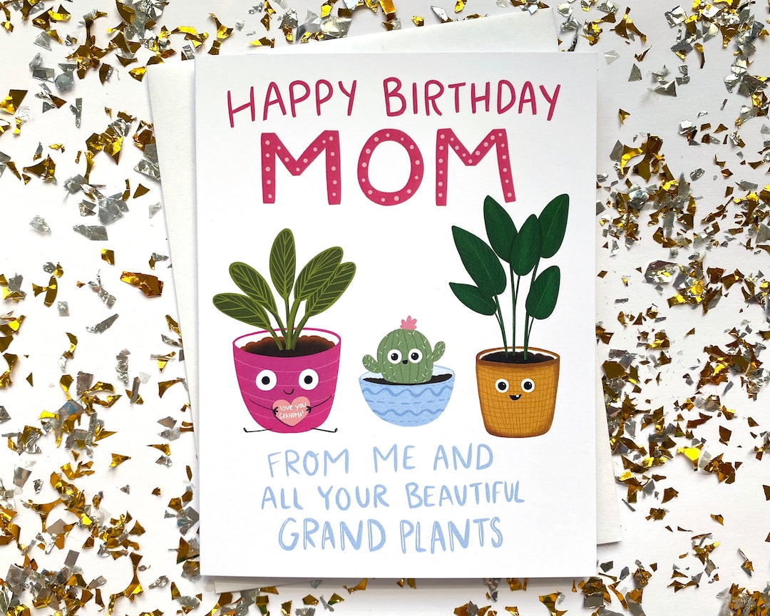 Funny Birthday Card for Mom, Happy Birthday Mom Card, Mom Birthday Gift ...