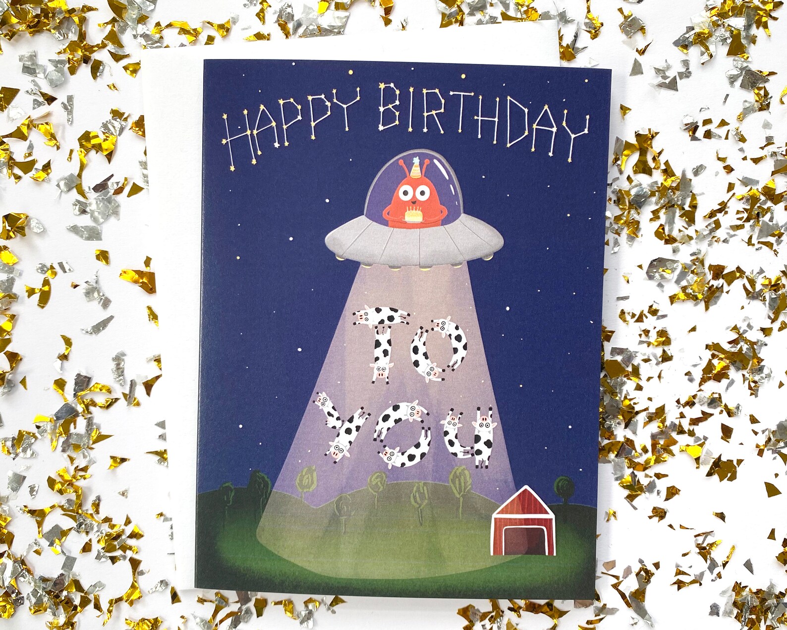 Alien Birthday Card Funny Birthday Card Happy Birthday Card | Etsy UK