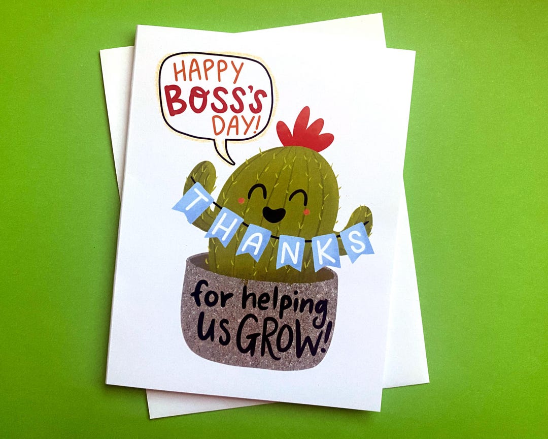 Happy Boss's Day Card, Funny Bosses Day Gifts for Men, Funny Boss Gift ...