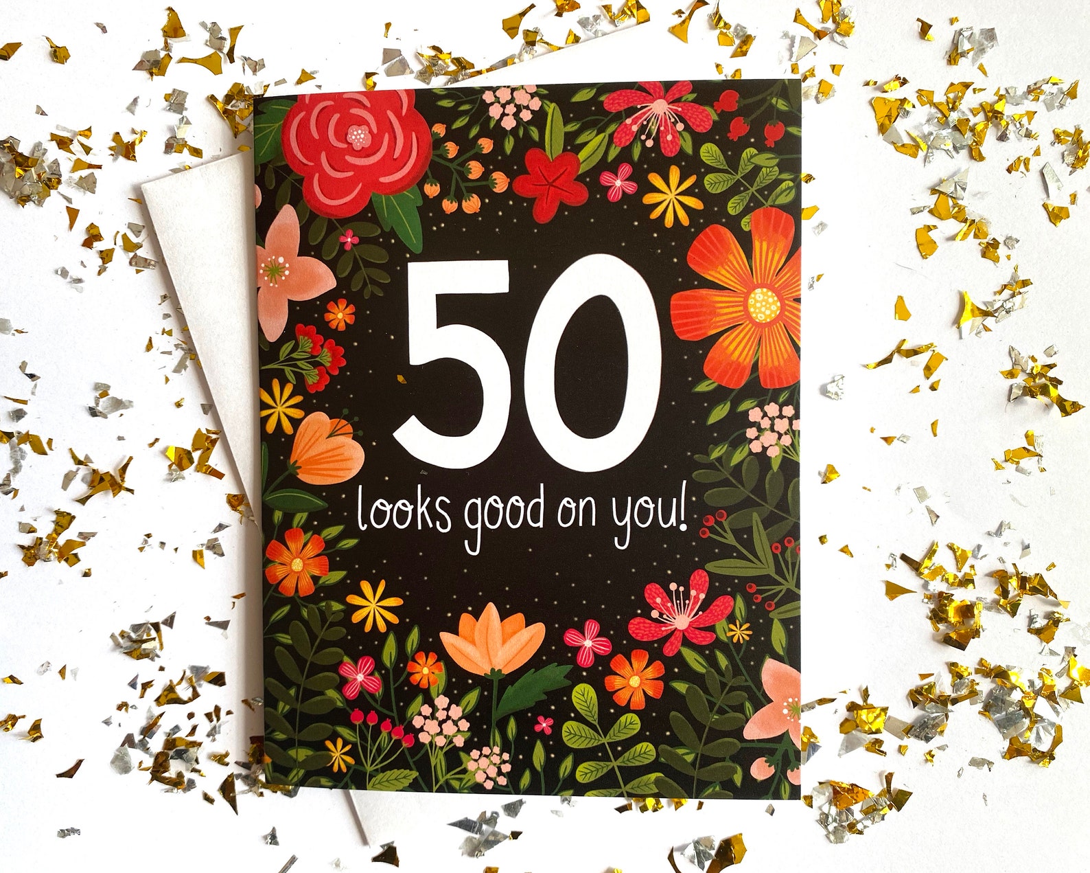 50th Birthday Card 50th Birthday Card for Women 50 Birthday - Etsy