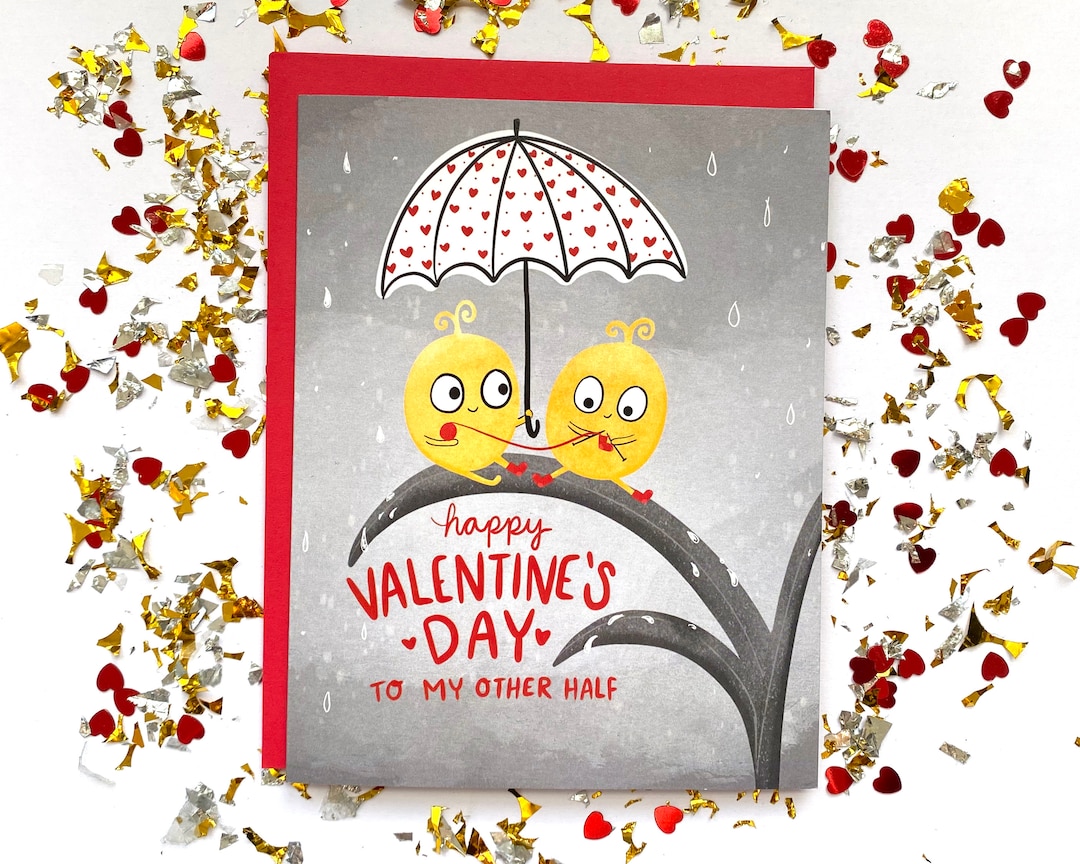 Cute Valentine's Day Card Cute Valentine Card Funny - Etsy