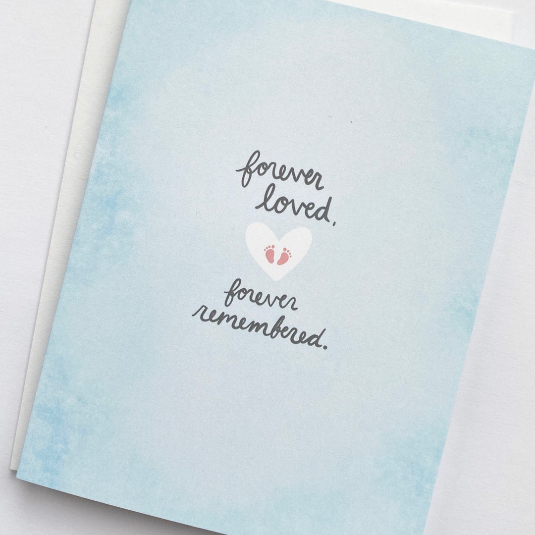 Baby Girl Sympathy Card: Miscarriage, Infant Loss - Etsy
