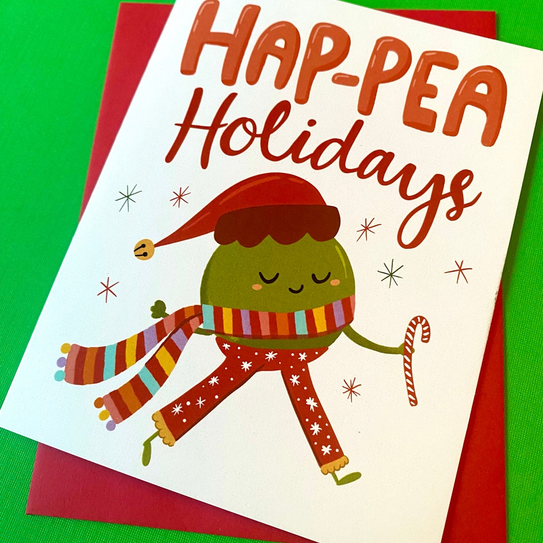 Funny Christmas Greeting Card, Pun Holiday Card Set - Etsy