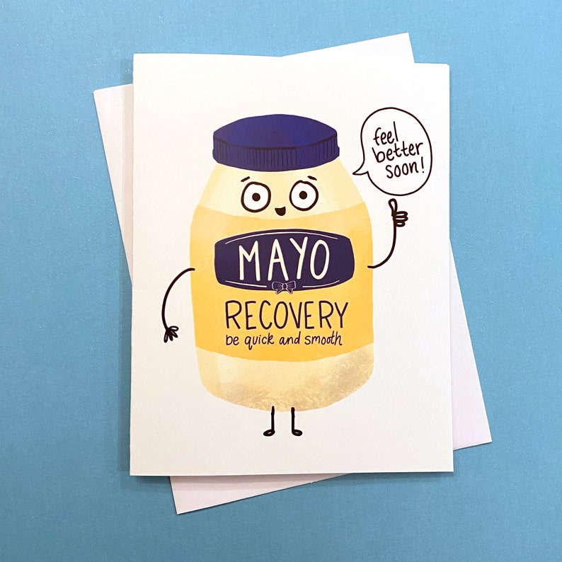 Funny Get Well Soon Card: Post-op Encouragement Note, Surgery Recovery ...