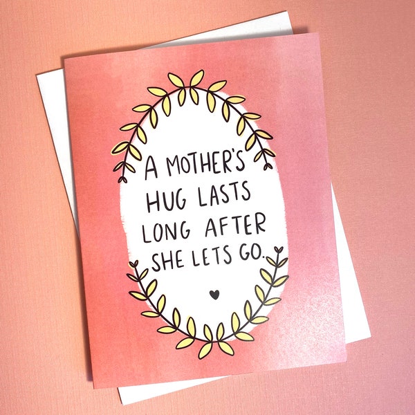 Death of Mother Sympathy Card - Etsy
