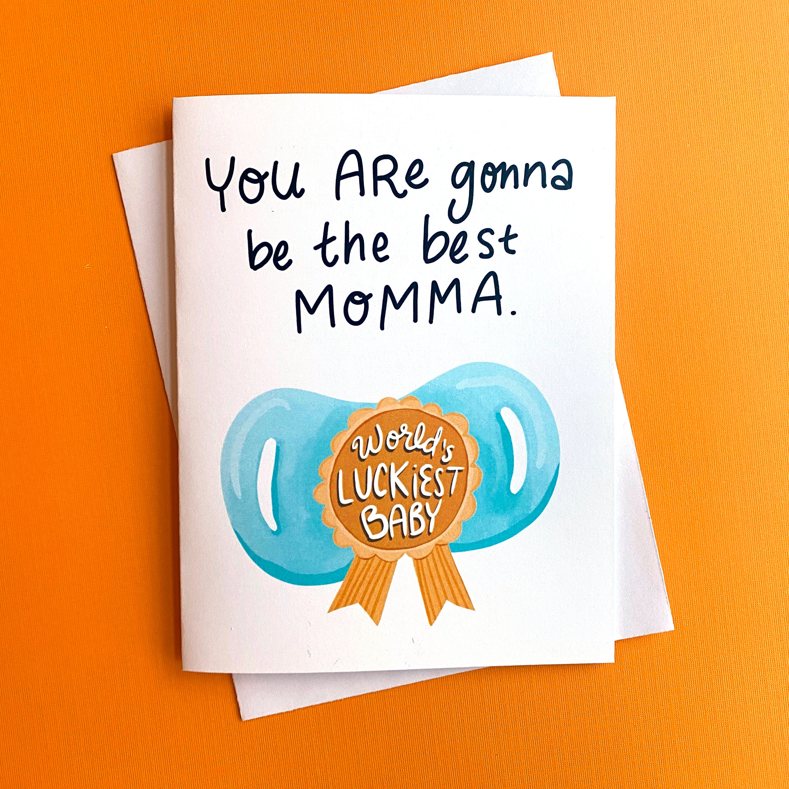 Baby Shower Card - New Mom Gift - Etsy