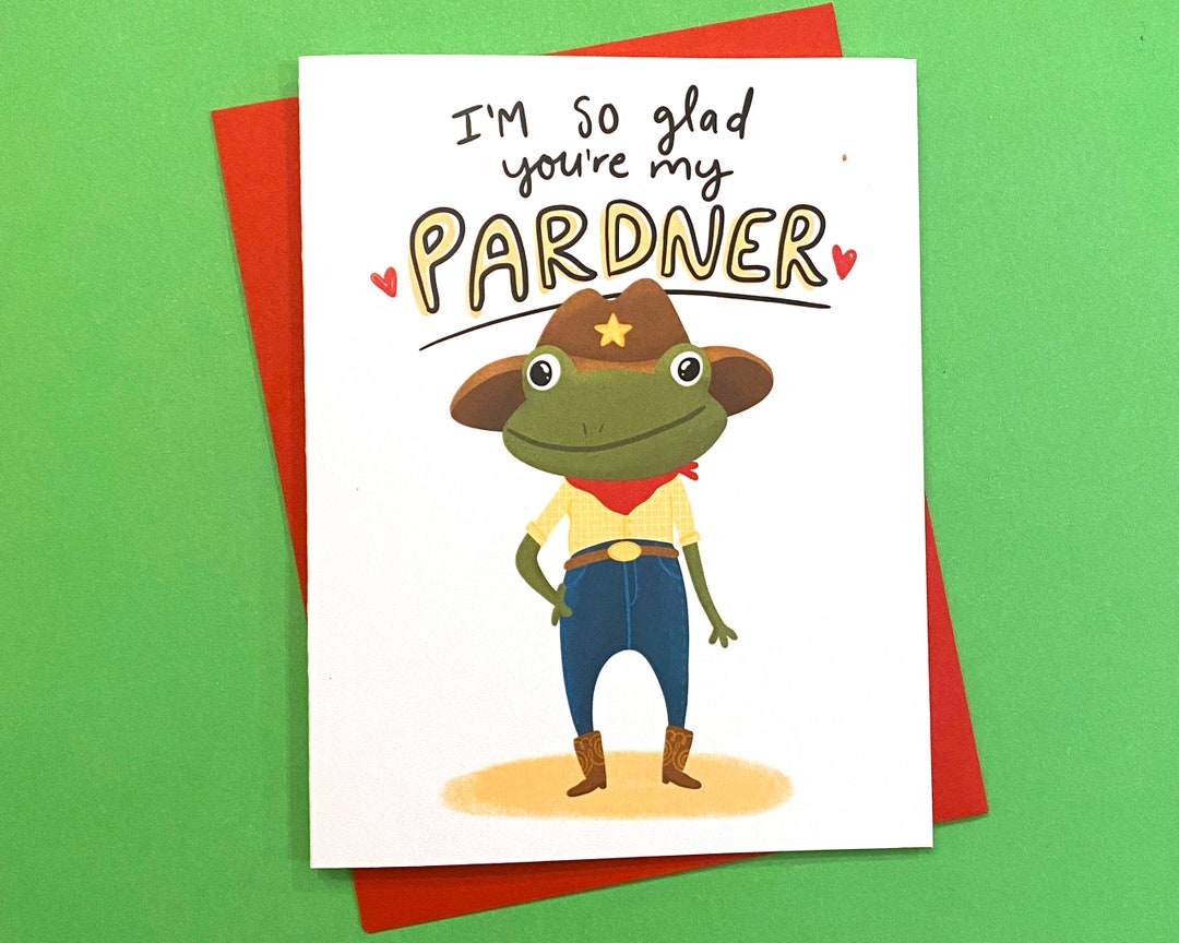 Frog Anniversary Card, Cute Anniversary Greeting Card for Boyfriend ...
