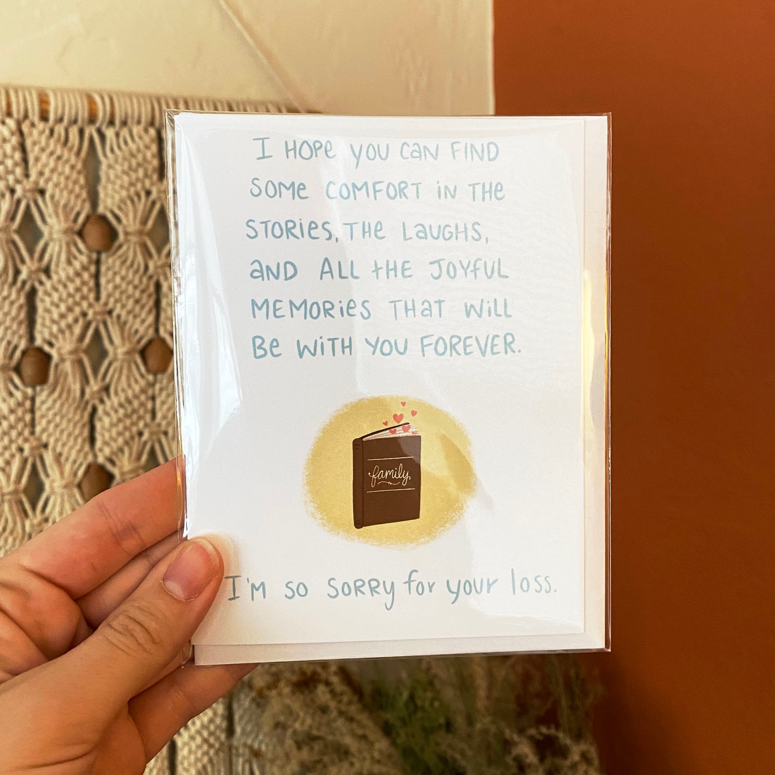 Sympathy Card Sorry for Your Loss Card Condolence Card - Etsy