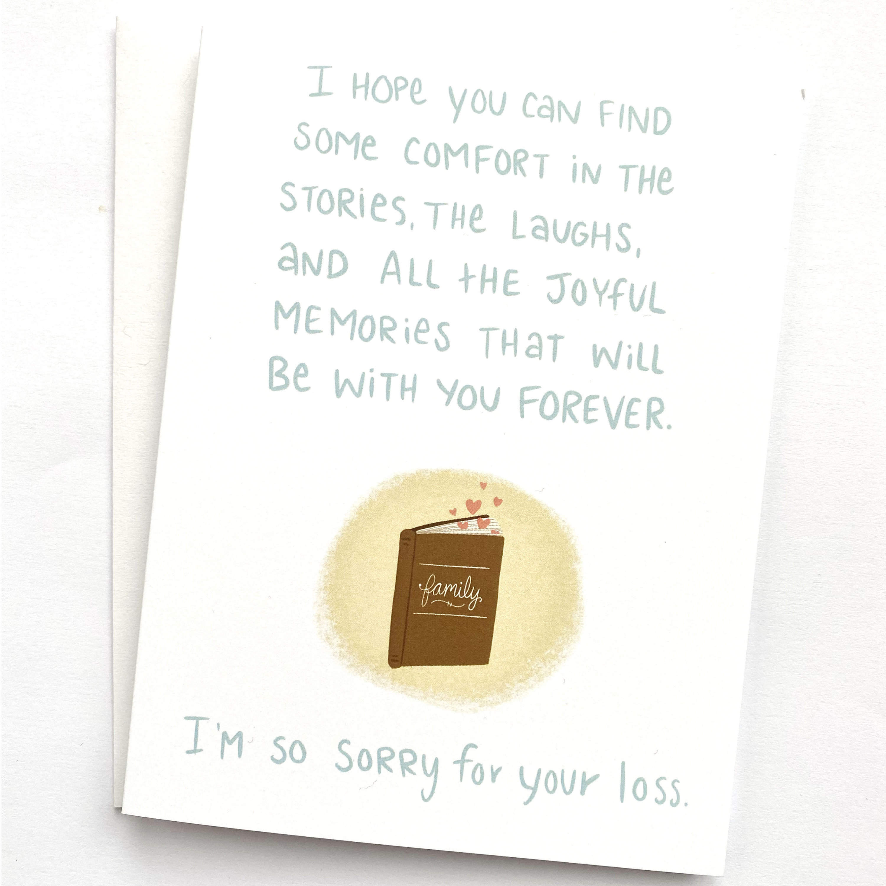 Sympathy Card Sorry for Your Loss Card Condolence Card - Etsy