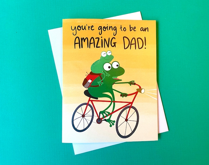 Fathers Day Card From Bump, Dad to Be Card, Card From the Bump, Daddy ...