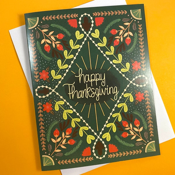 Thanksgiving Cards - Etsy