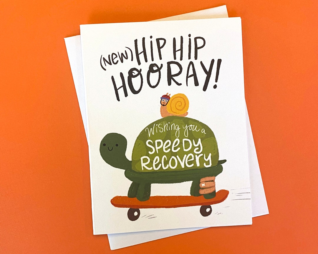 Hip Replacement Card, Hip Surgery Card, Hip Replacement Gift, New Hip ...