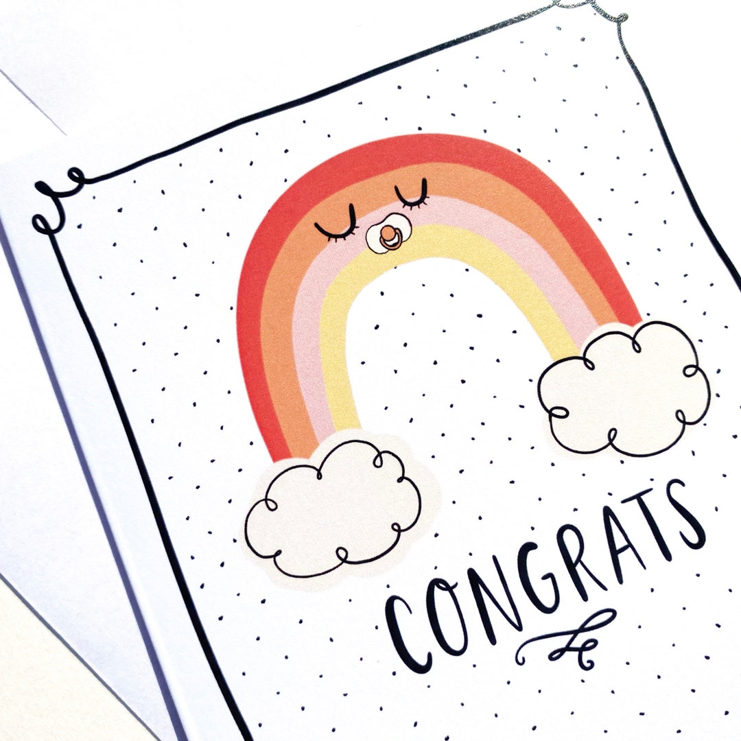 Baby Congratulations, Boho Baby Shower, Rainbow Baby Shower, Baby ...