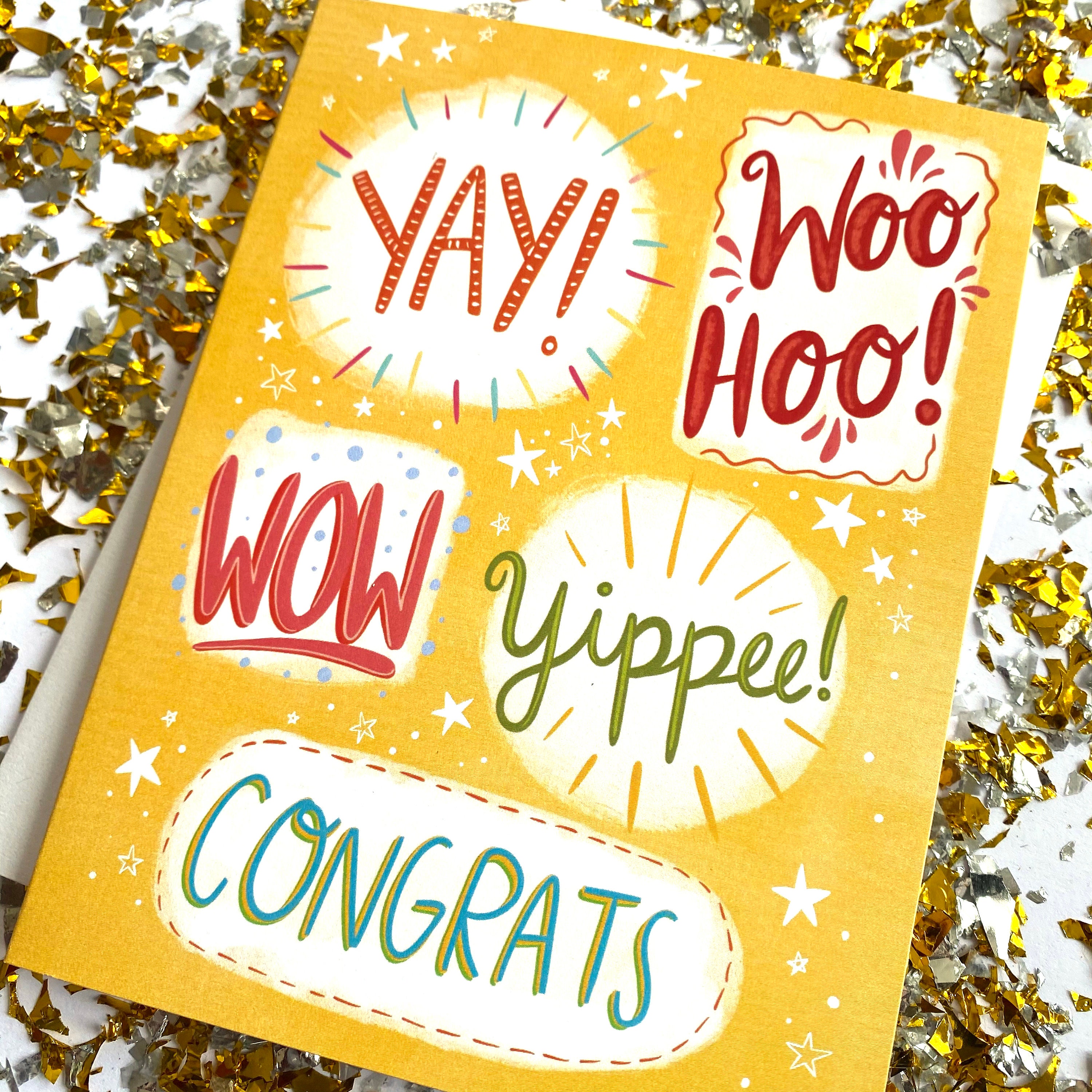 Congrats Greeting Card, Celebratory Card, Congratulations Gift - Etsy
