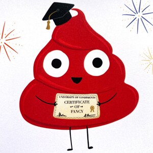 Funny Graduation Card, Graduation Card, College Graduation, Phd ...