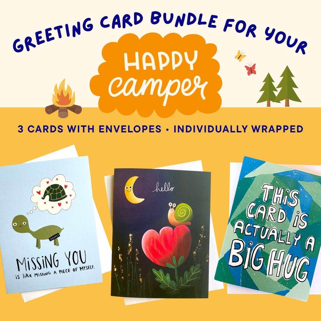 Camp Note Card Bundle: Letters From Home, Summer Camp Care Package - Etsy