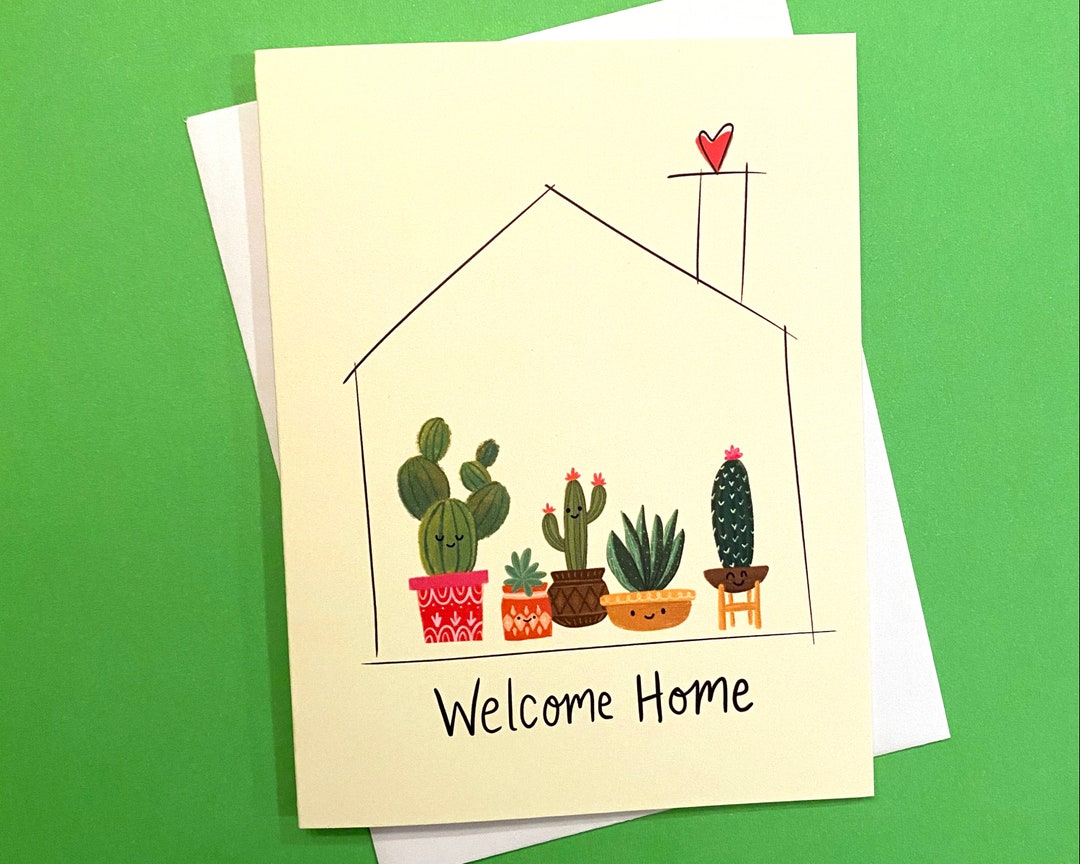 Happy New Home Card, House Warming Greeting Card, Congrats New Home ...