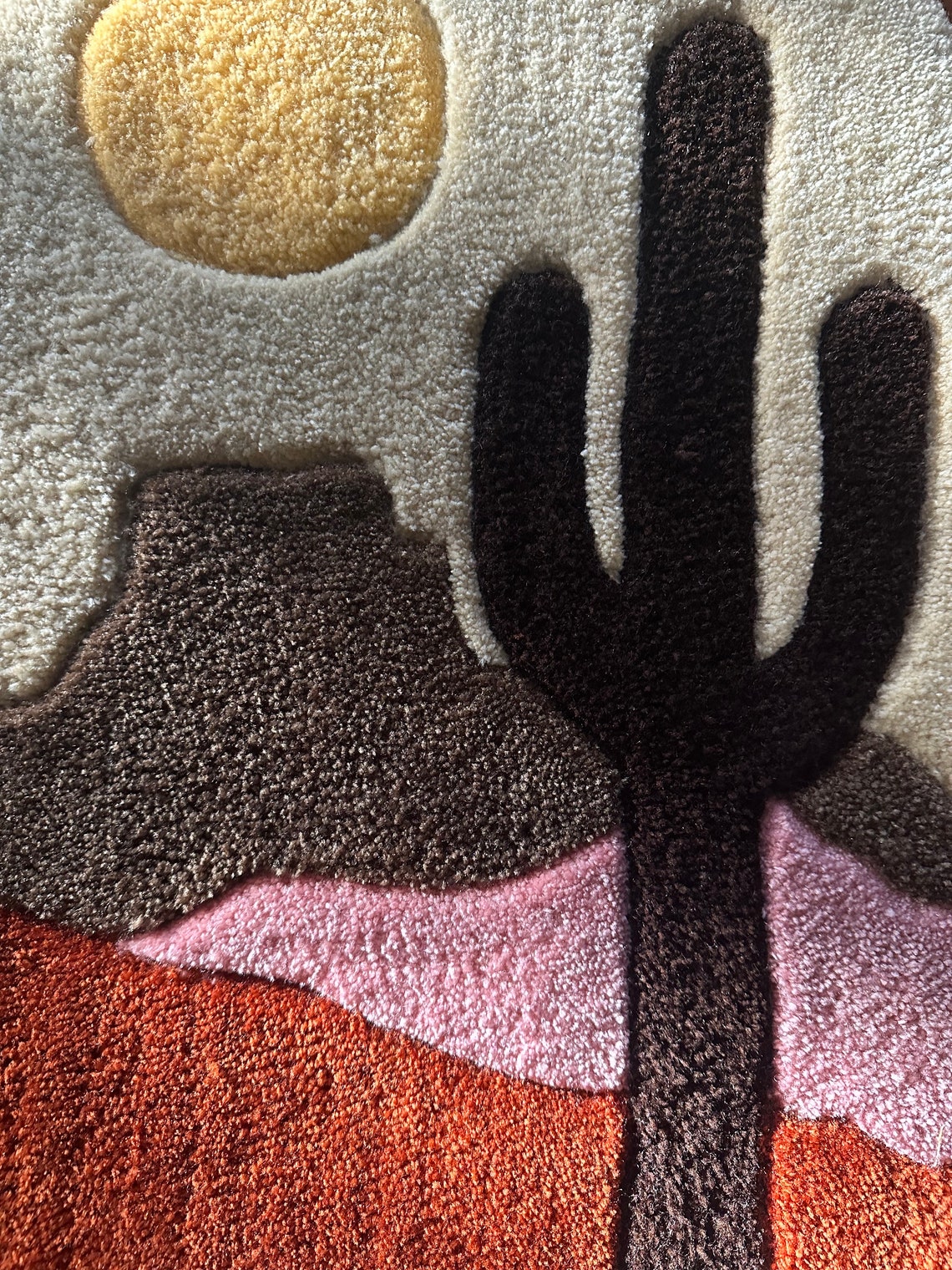 Under the Desert Sun Tufted Rug - Etsy