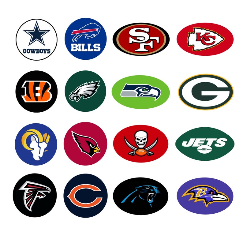 NFL Team Mini Punch Needle Coasters - Etsy