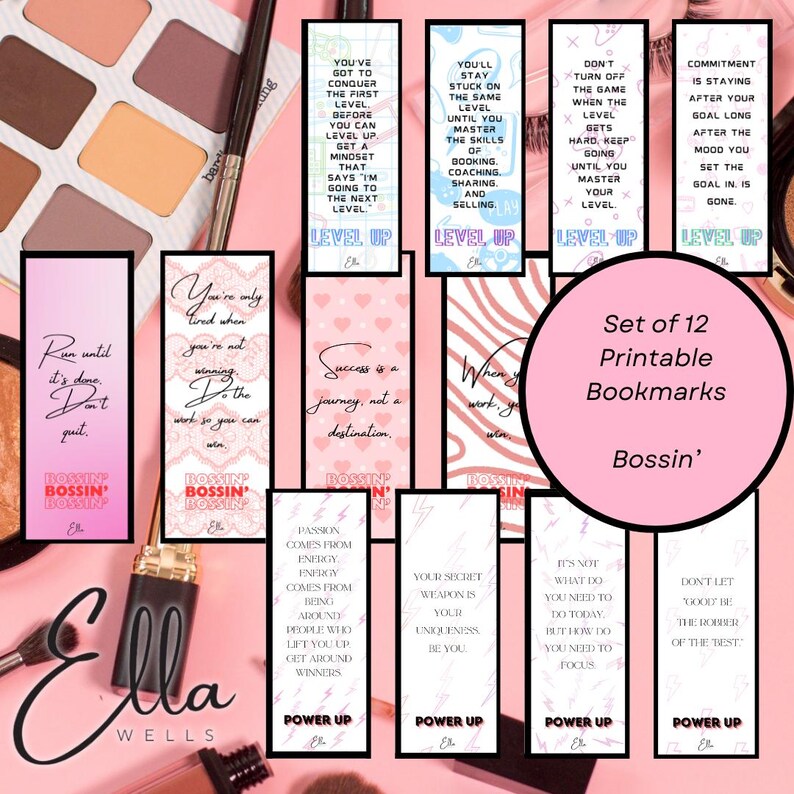Printable Bossin' Bookmarks - Etsy