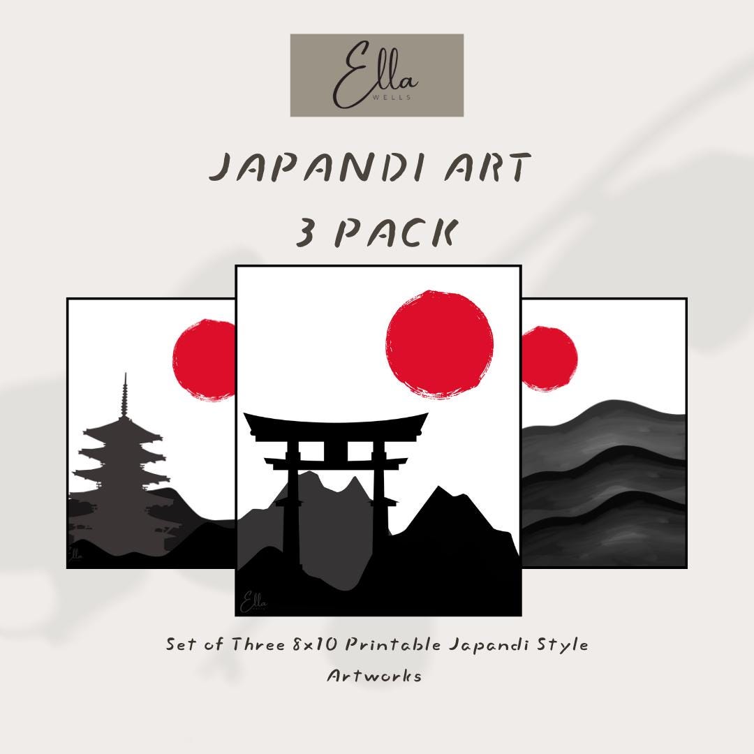 Printable Japandi Art - Etsy