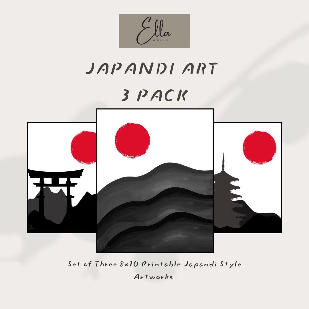Printable Japandi Art - Etsy