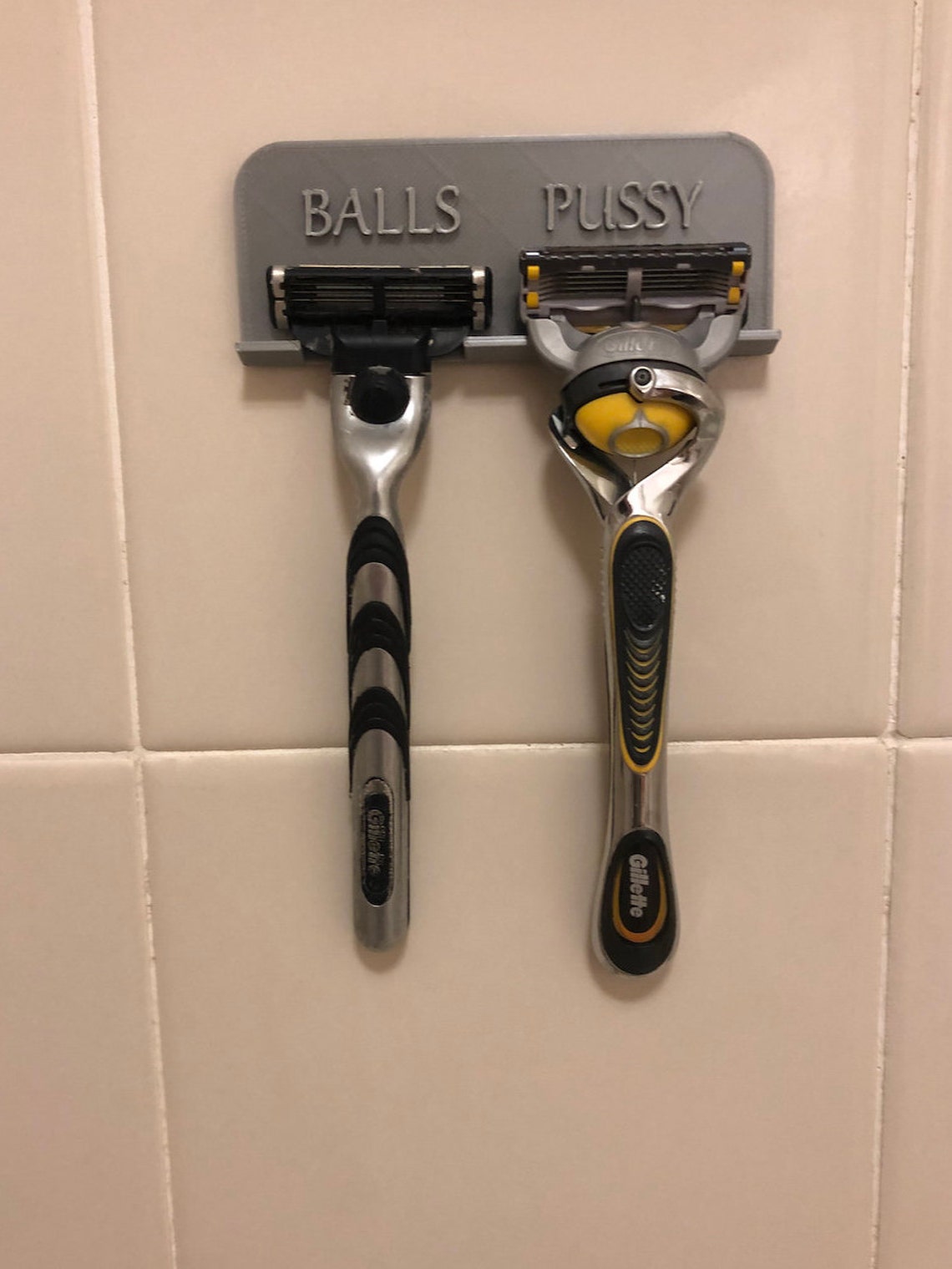 Razor Holder "balls and Pussy" - Etsy