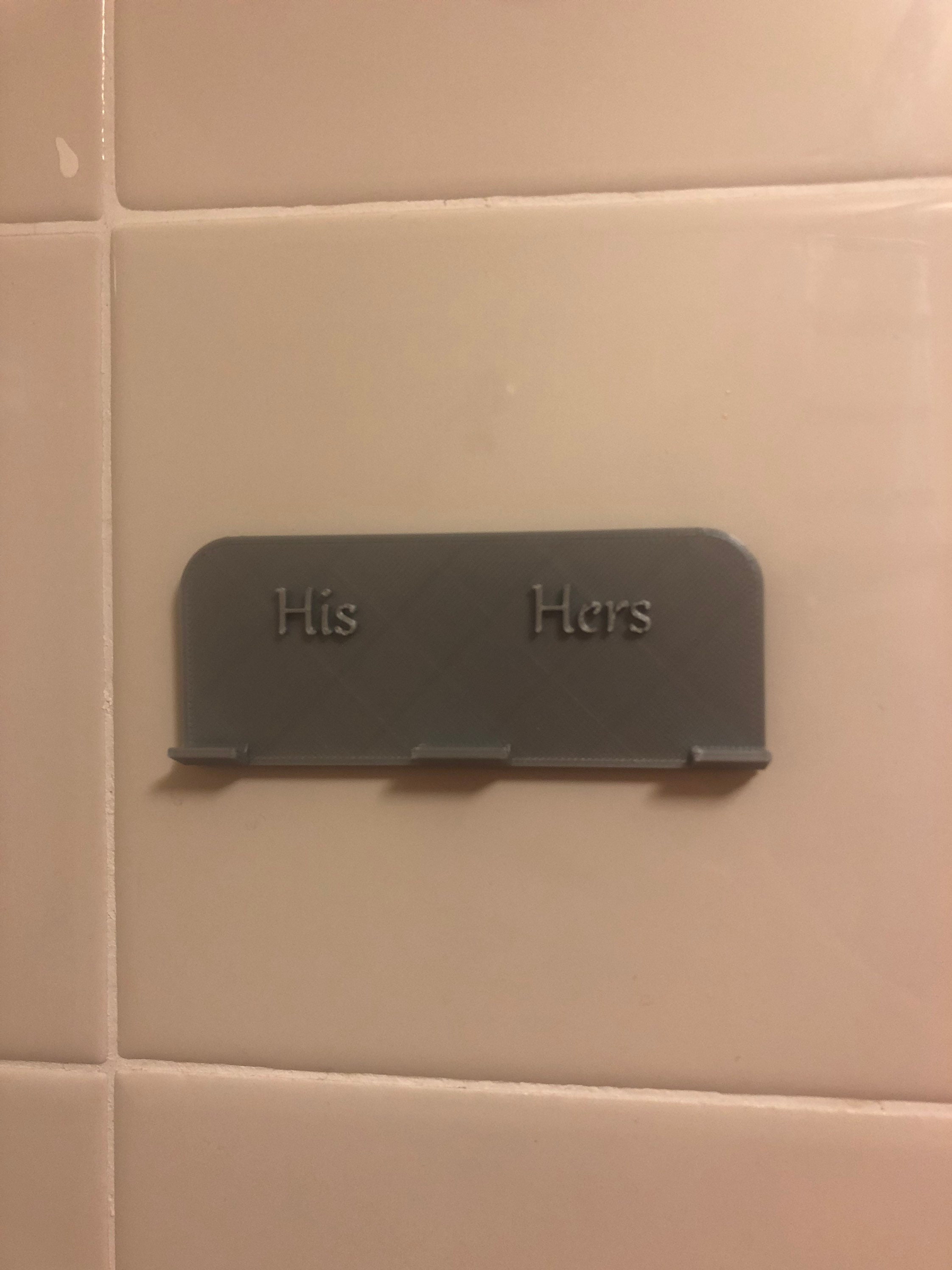 Razor “his Hers” Shower Holders - Etsy