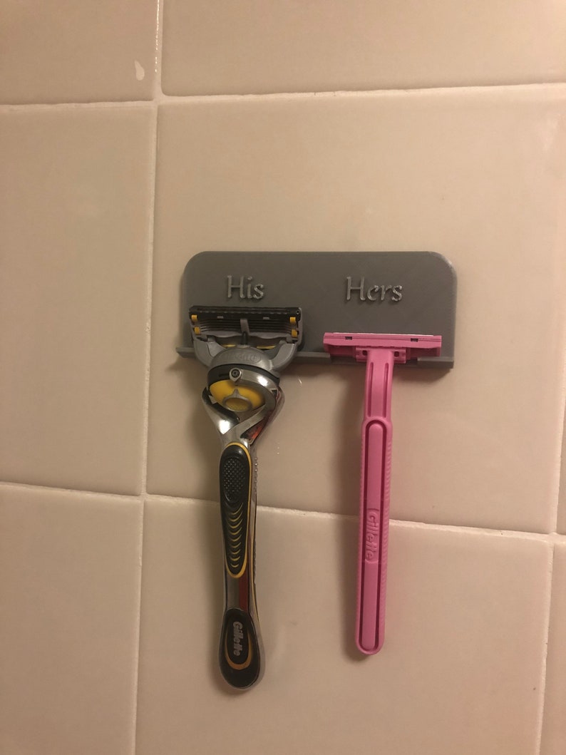 Razor “his Hers” Shower Holders - Etsy
