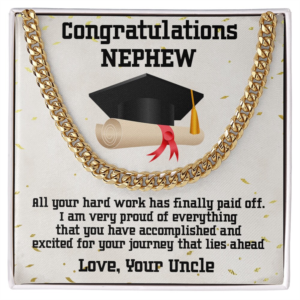 Nephew Graduation Congratulations Class 2023 From Uncle Cuban - Etsy