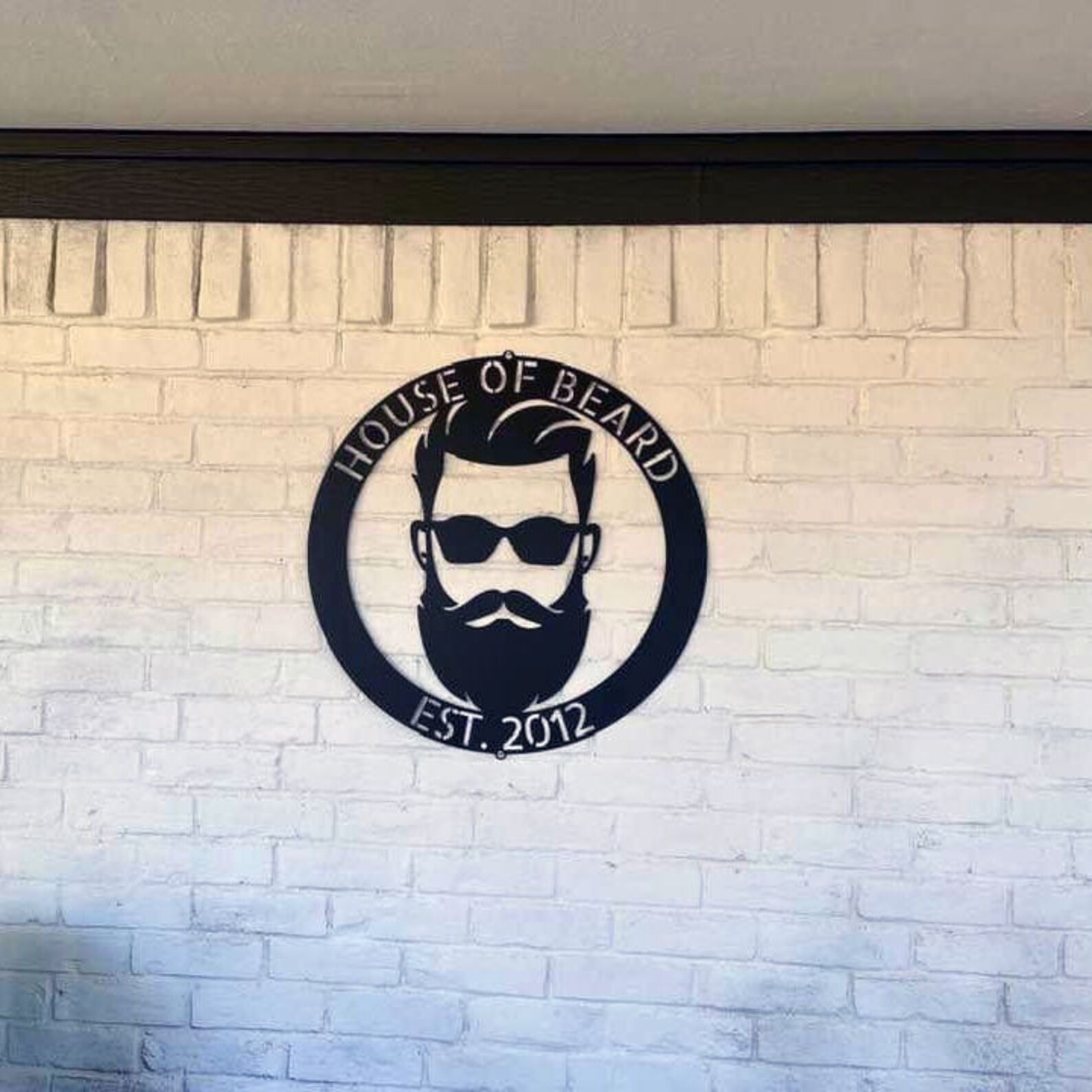 Manly Monogram Personalized Steel Sign Wall Art Birthday - Etsy