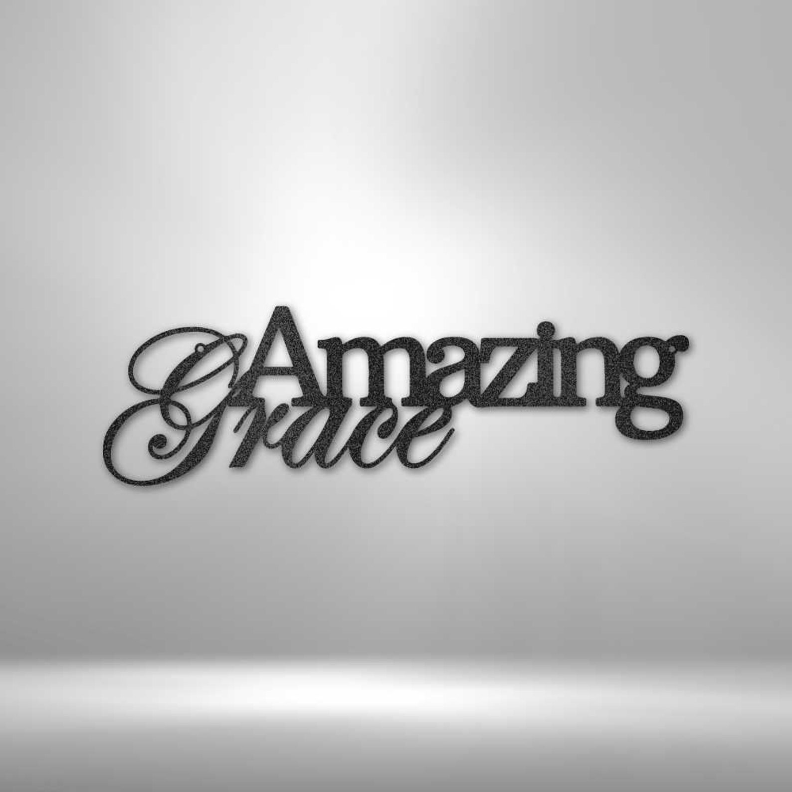 Amazing Grace Steel Wall Sign Art Metal Kitchen Nursery | Etsy