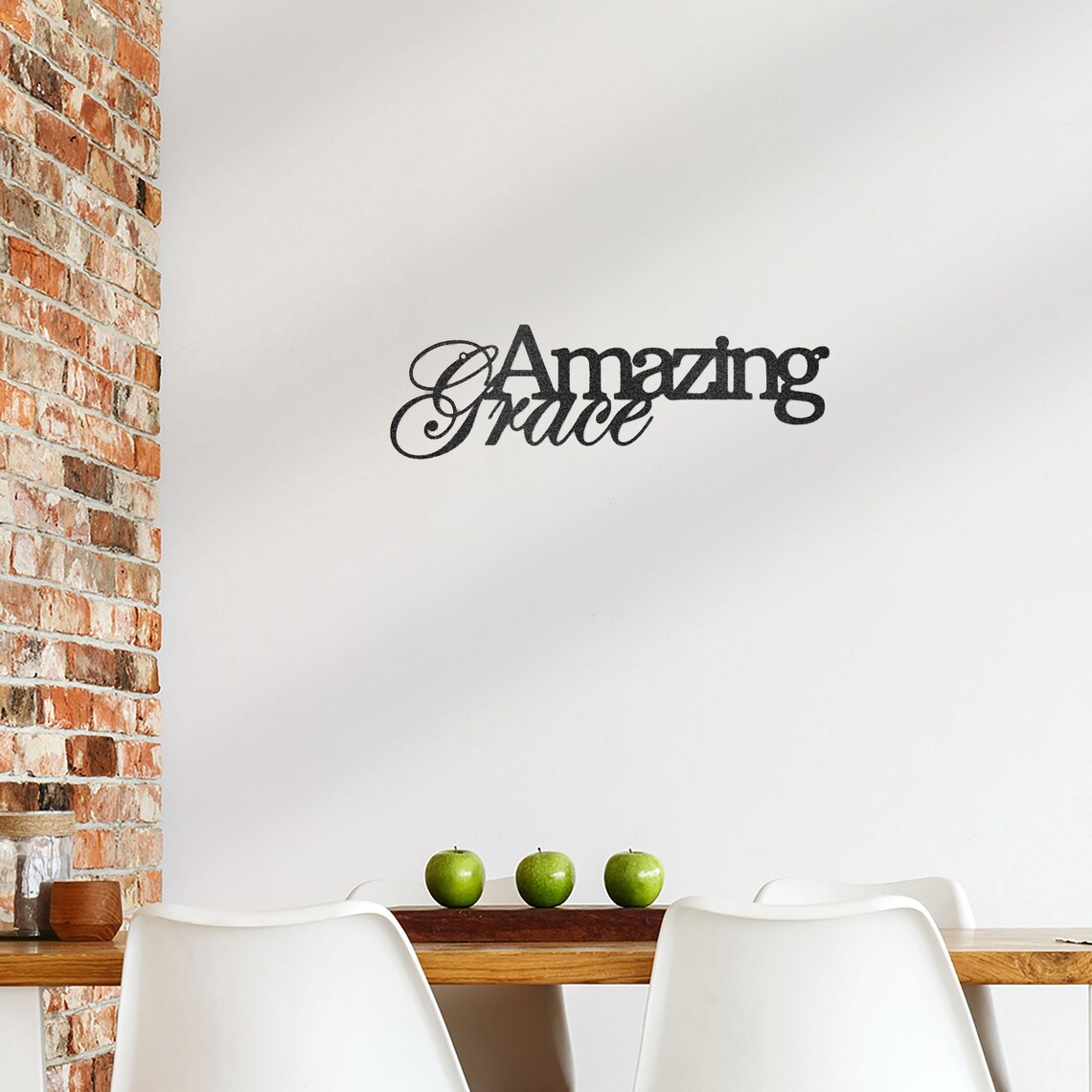 Amazing Grace Steel Wall Sign Art Metal Kitchen Nursery - Etsy