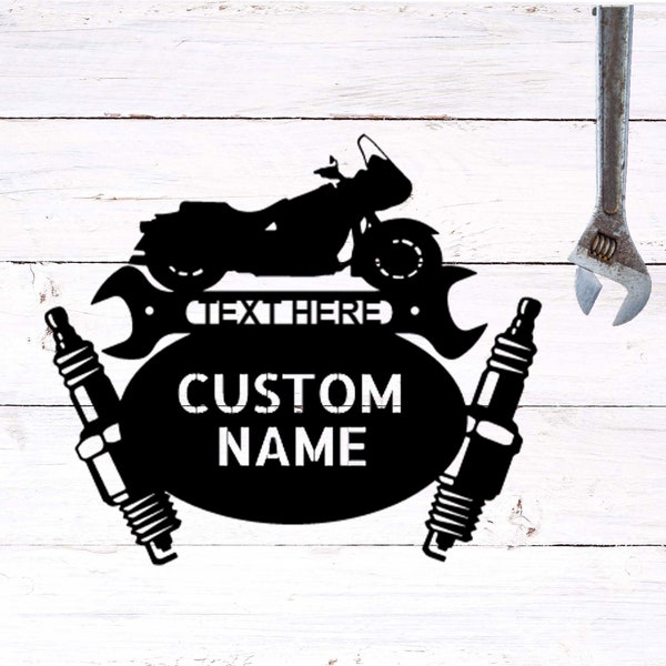 Motorcycle Sign - Etsy