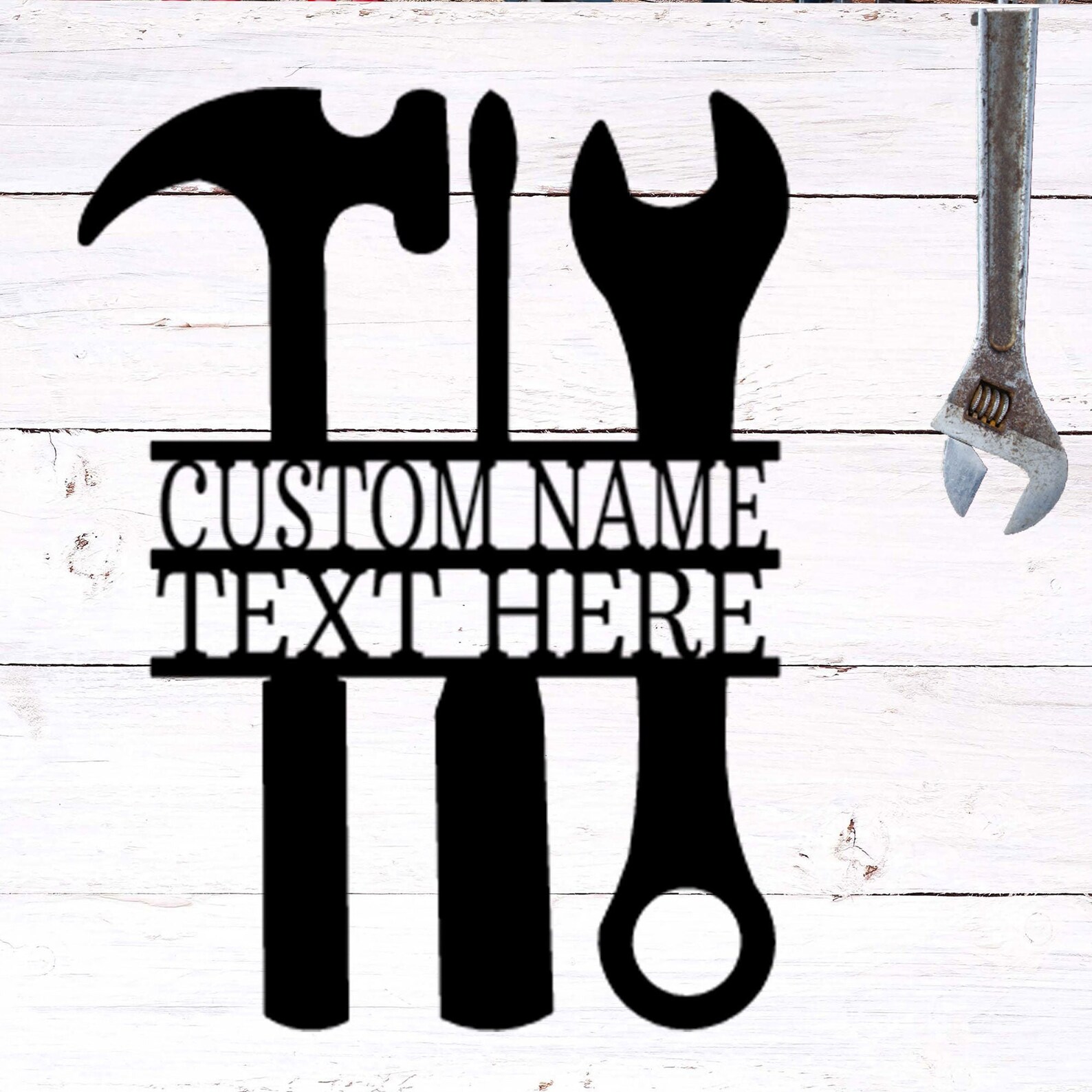 The Garage Workshop Personalized Metal Art Wall Sign Craftsman - Etsy