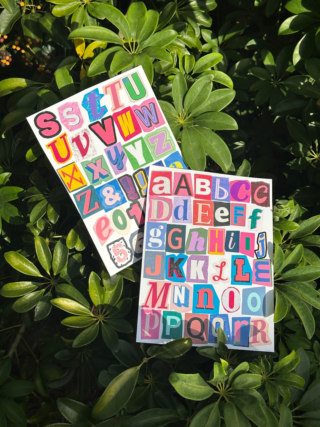 Ransom Note Alphabet Letters/ Y2k Stickers/ Sticker Letters - Etsy