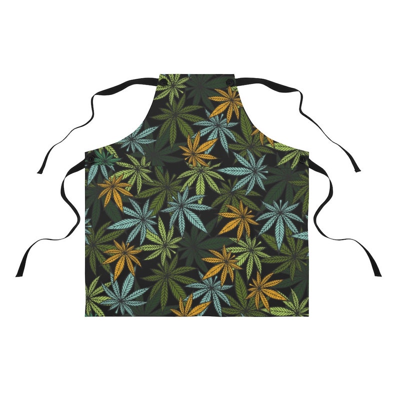 Pot Leaf Apron Marijuana Cannabis Apron Kitchen Apron Unisex - Etsy