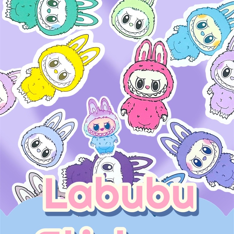 Labubu Stickers - Etsy