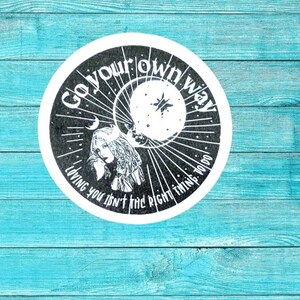Stevie Nicks Sticker, Go Your Own Way Sticker / Fleetwood Mac Water ...