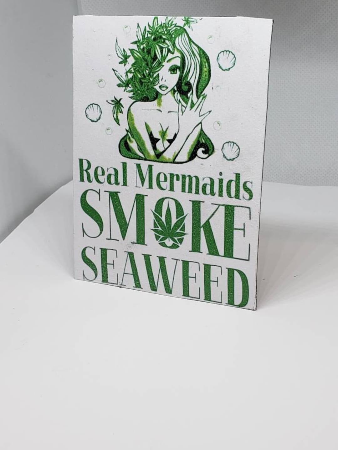 Real Mermaids Smoke Seaweed Magnet or Sticker - Etsy