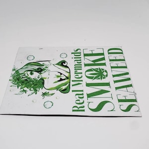 Real Mermaids Smoke Seaweed Magnet or Sticker - Etsy