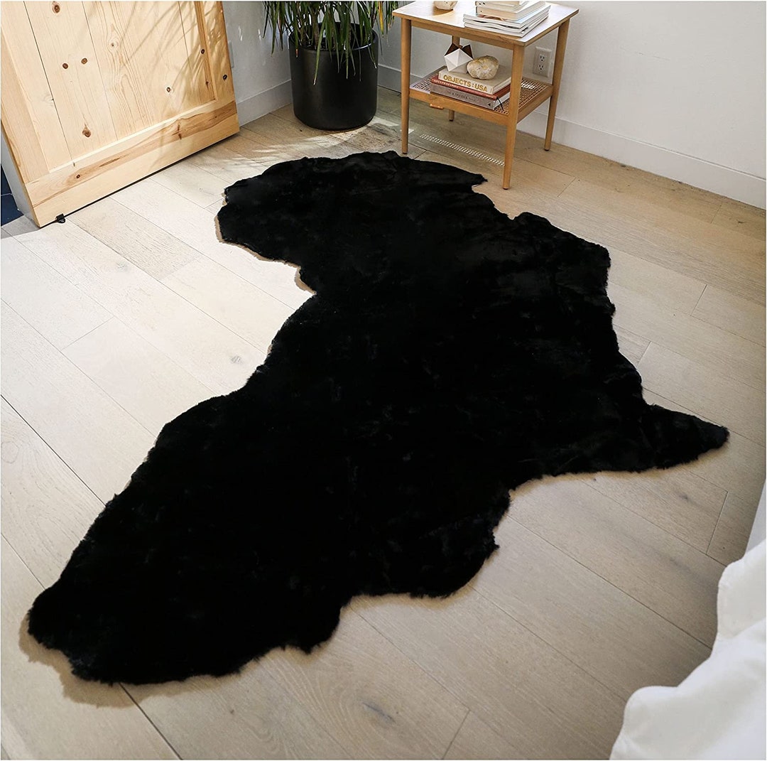 Lith African Map Faux Rabbit Fur Rug/throw Client Call It Impactful ...