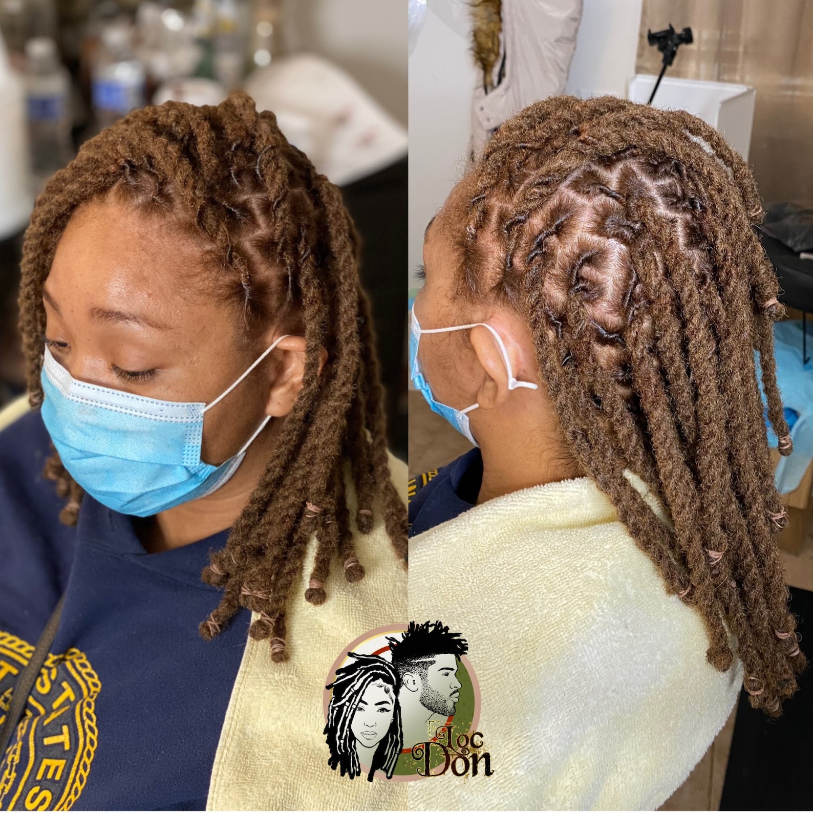 Handmade Locs 100% afro kinky human hair locs 20 locs per | Etsy