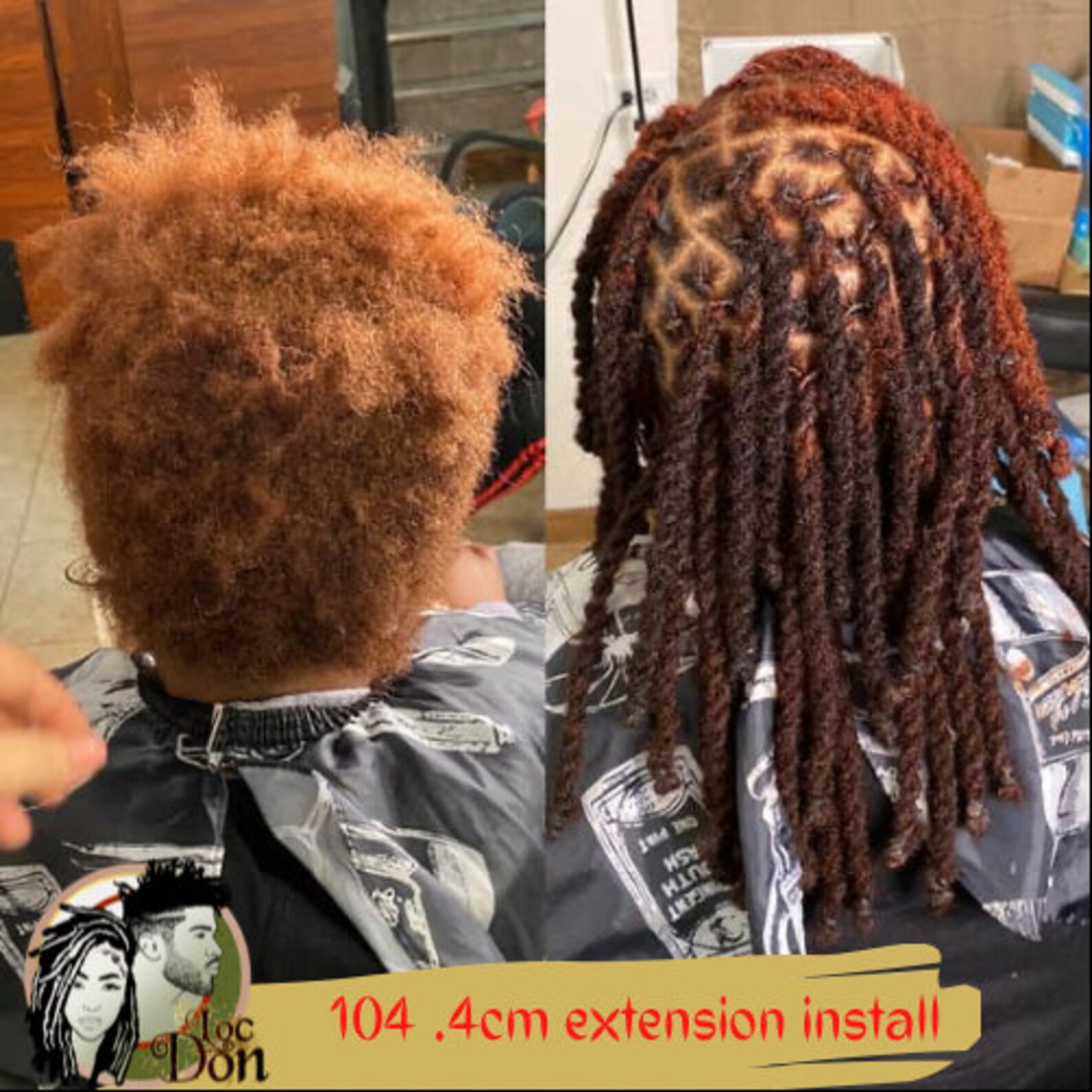 Handmade Locs 100% afro kinky human hair locs 20 locs per | Etsy