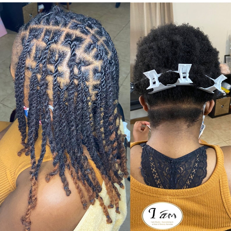 Handmade Locs 100% afro kinky human hair locs 20 locs per | Etsy