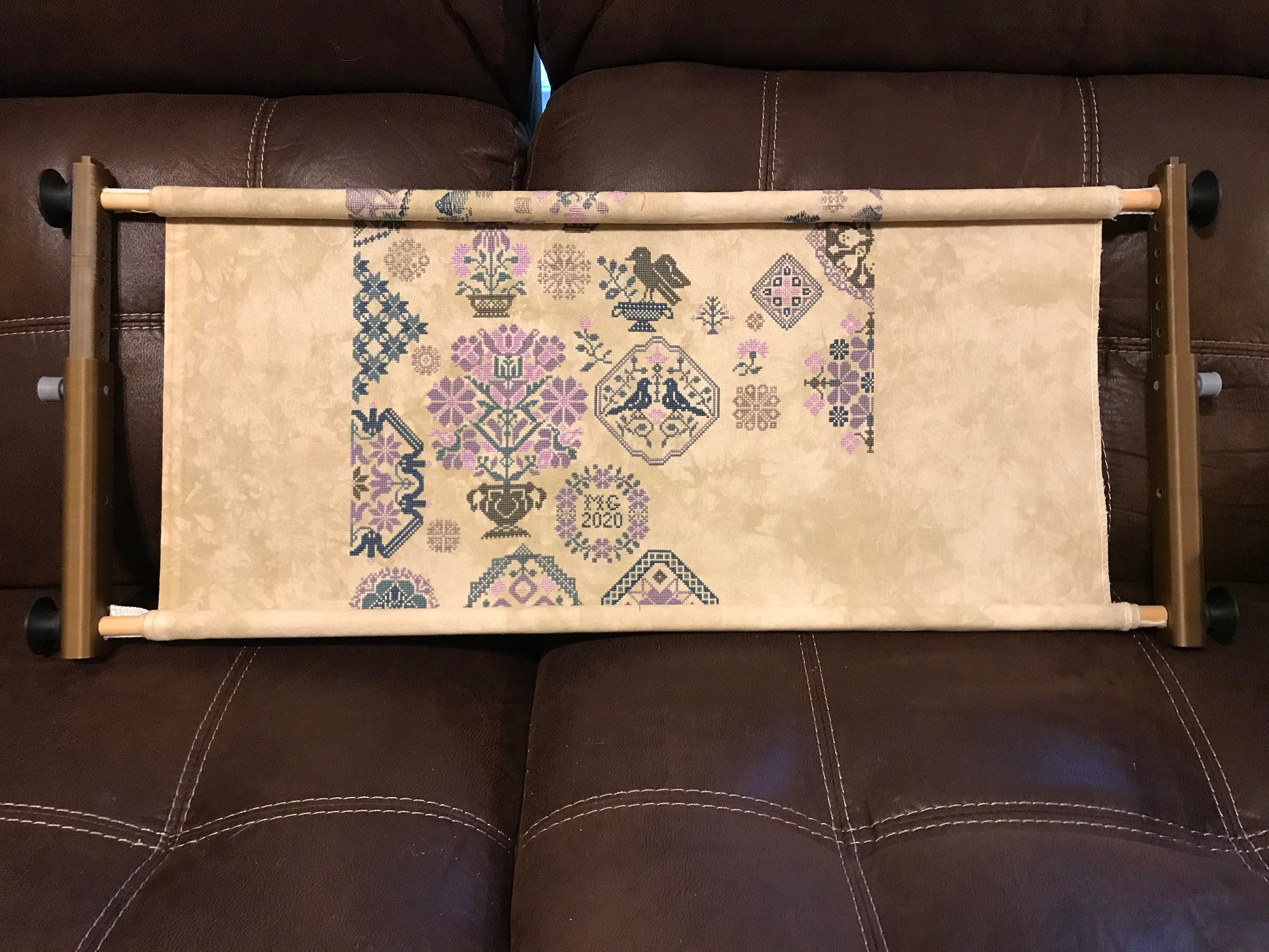 Adjustable Cross Stitch Scroll Frame Bars - Etsy