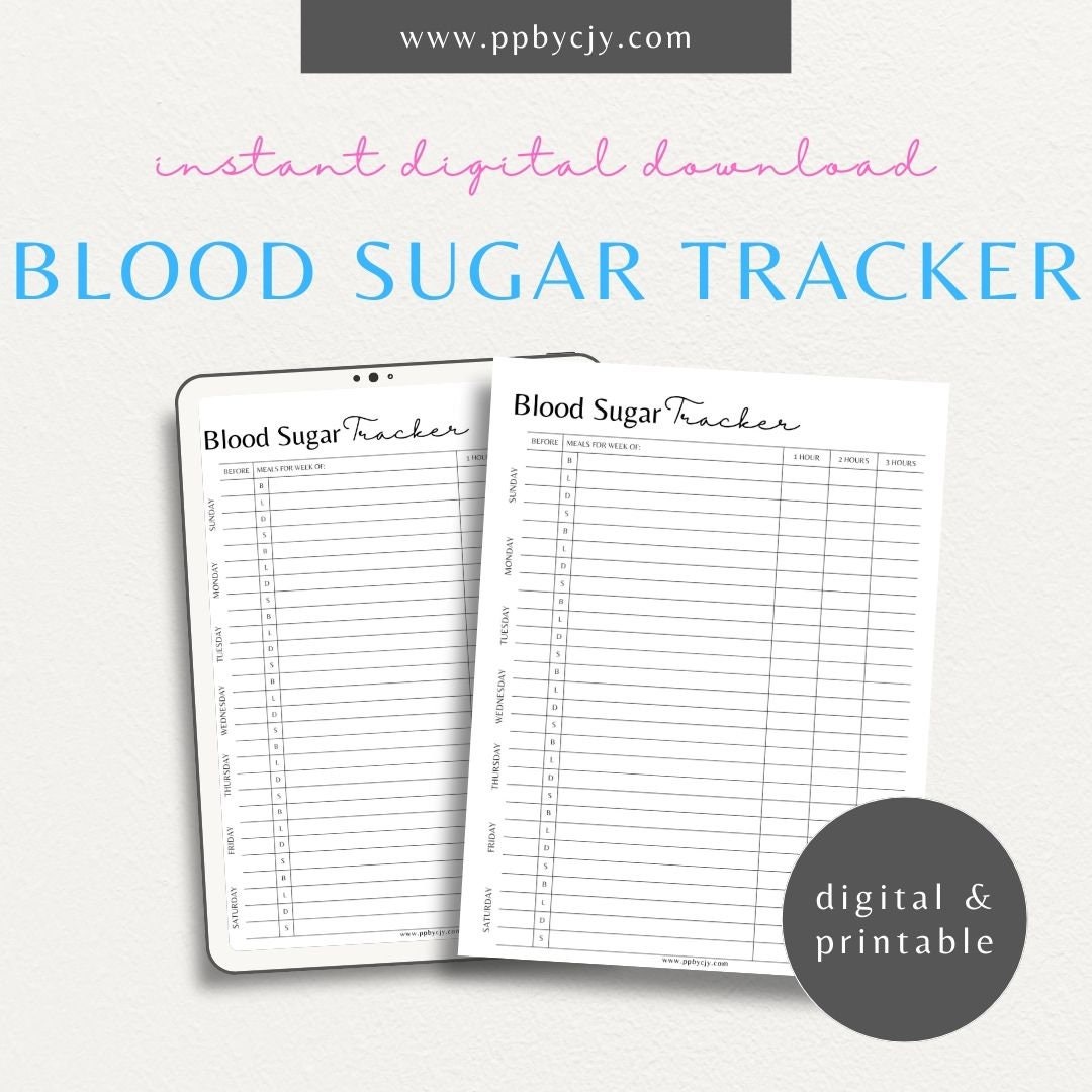 Blood Sugar Log | Diabetes Sugar Level Tracker | Diabetic Health Care ...