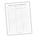 Potluck Volunteer Sign up Sheet | Community Event Food Dish Planner ...