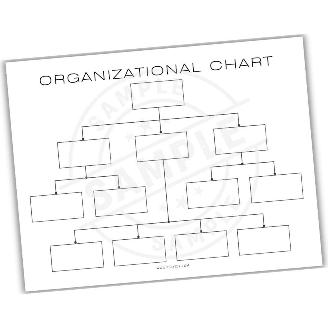 Business Organizational Chart | Departmental Company Structure ...
